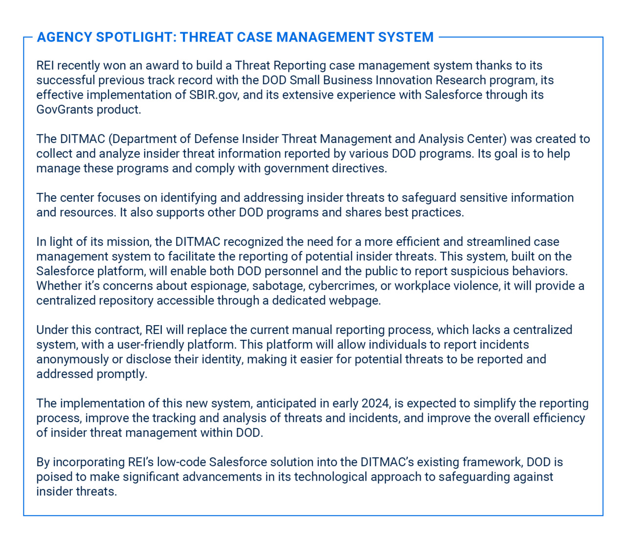 Selecting a Modern Case Management Solution | REI Systems